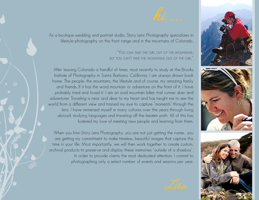 E-brochure 2014 - Story Lens Photography :: Portraits